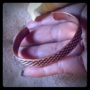 Vintage | Jewelry | Vintage Stamped Copper Cuff Bracelet | Poshmark